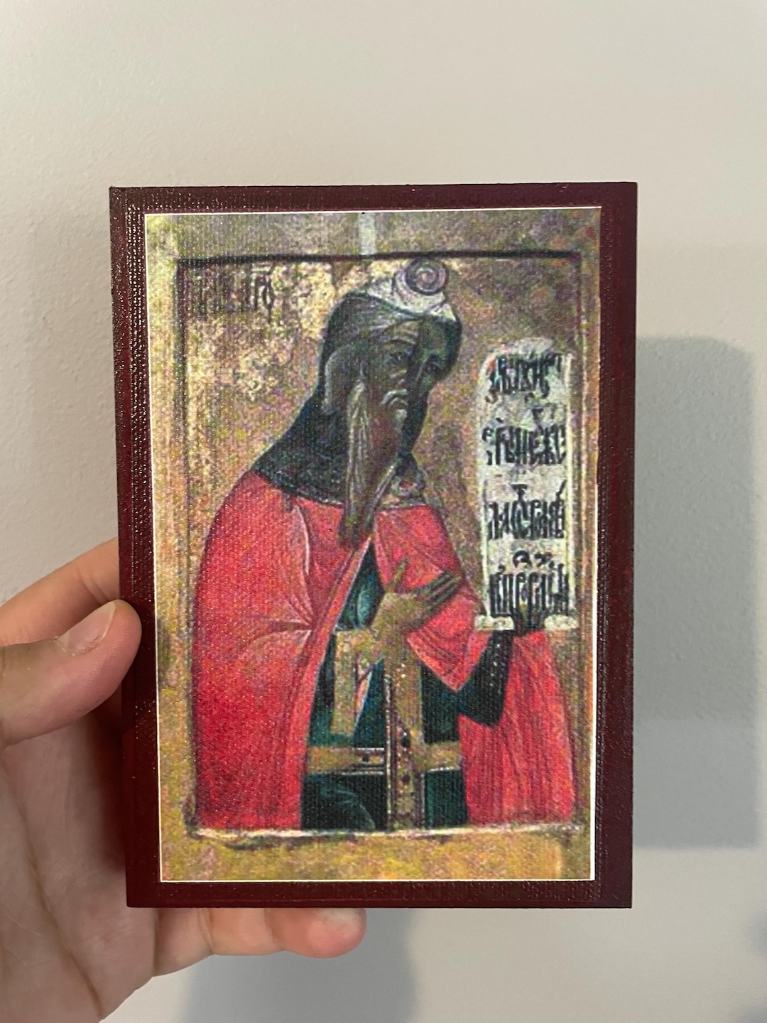 15th Century, Aaron the Priest (russian) | Handmade Orthodox Icon - Etsy