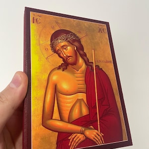 Icon of Christ the Bridegroom (Ο Νυμφίος) | Handmade Orthodox Icon - Etsy
