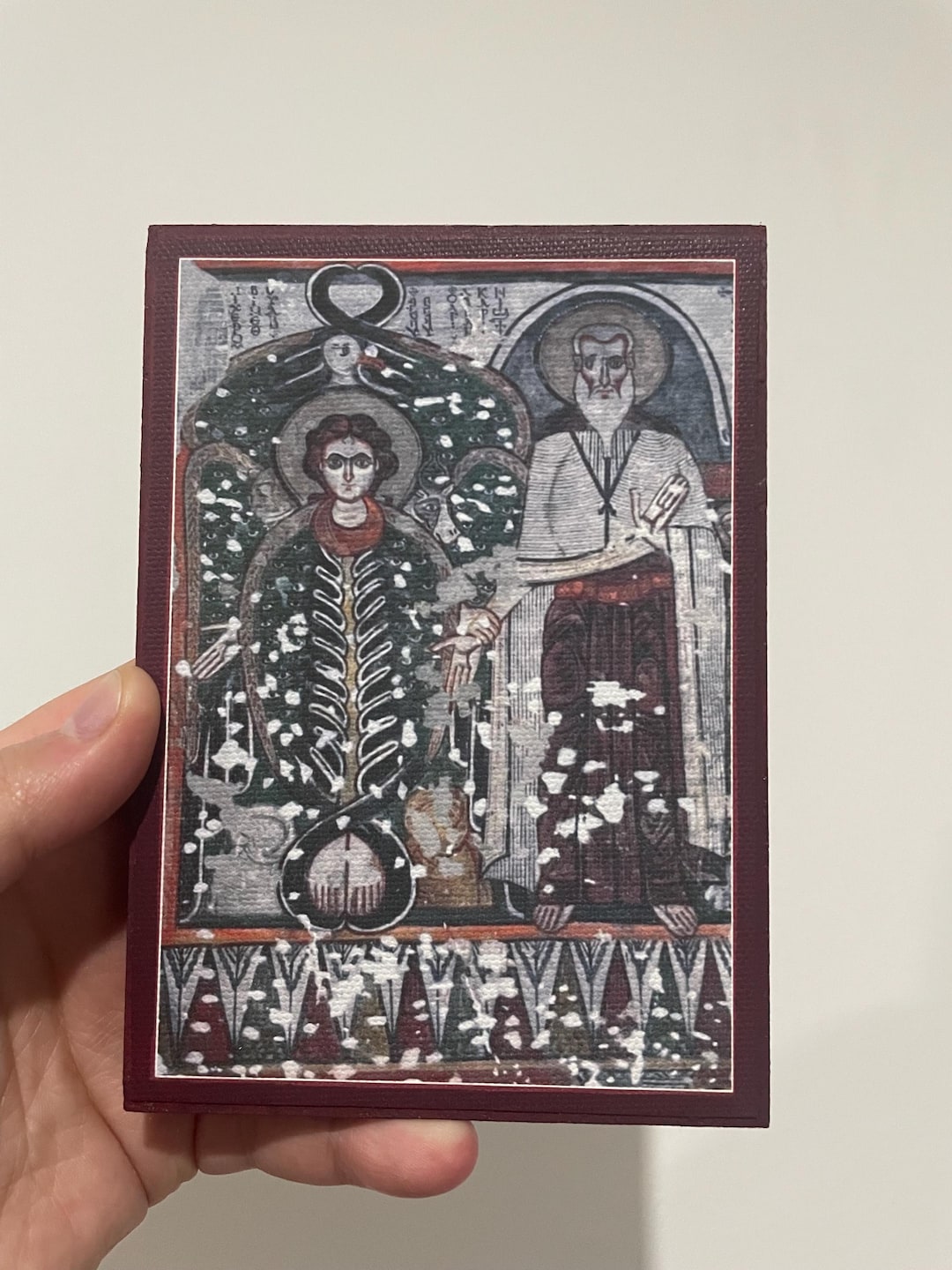 Handmade St Macarius Orthodox Icon: Coptic Style Wood Panel - Etsy ...