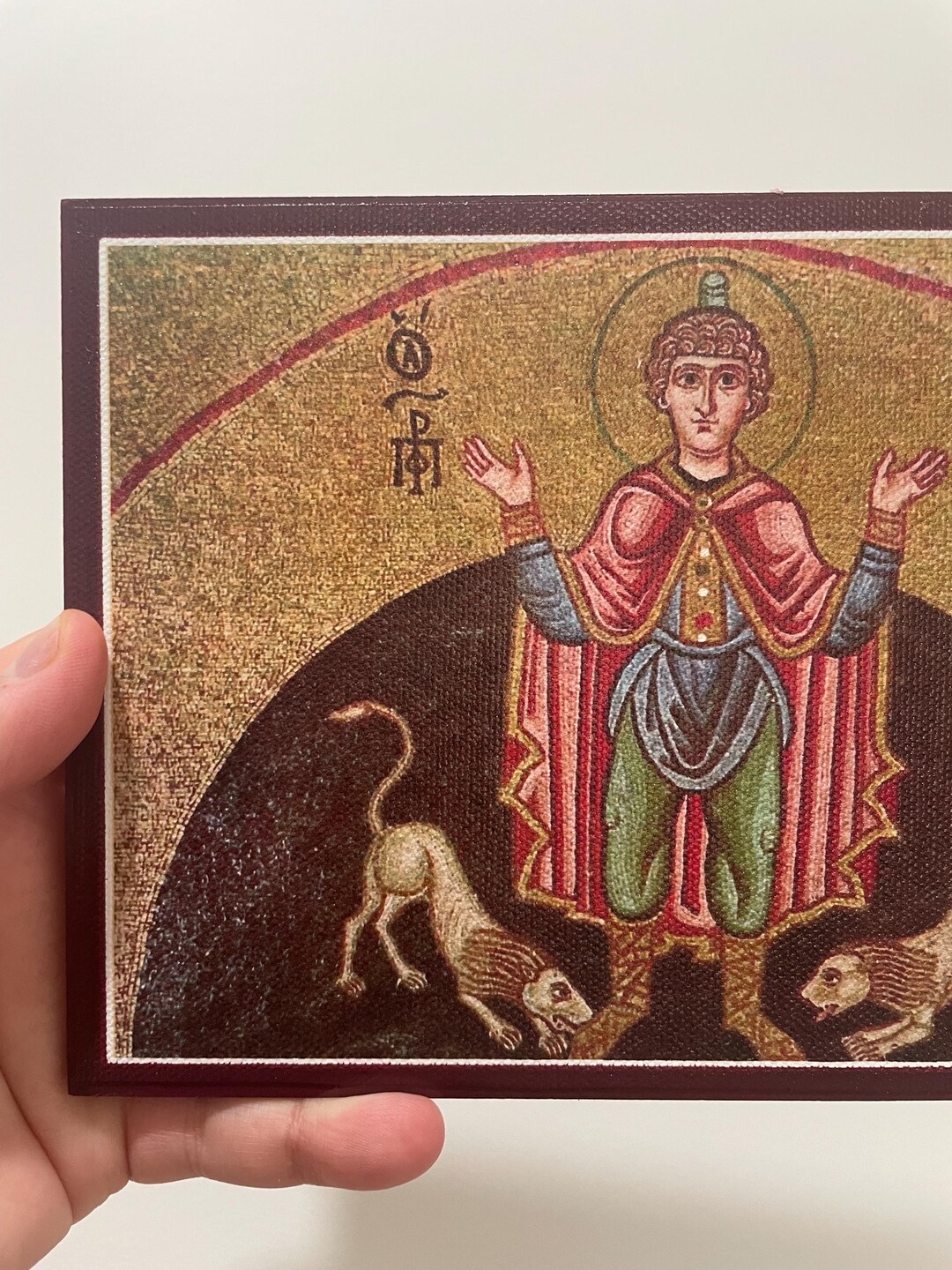 Byzantine Mosaic of Daniel the Prophet | Handmade Orthodox Icon - Etsy