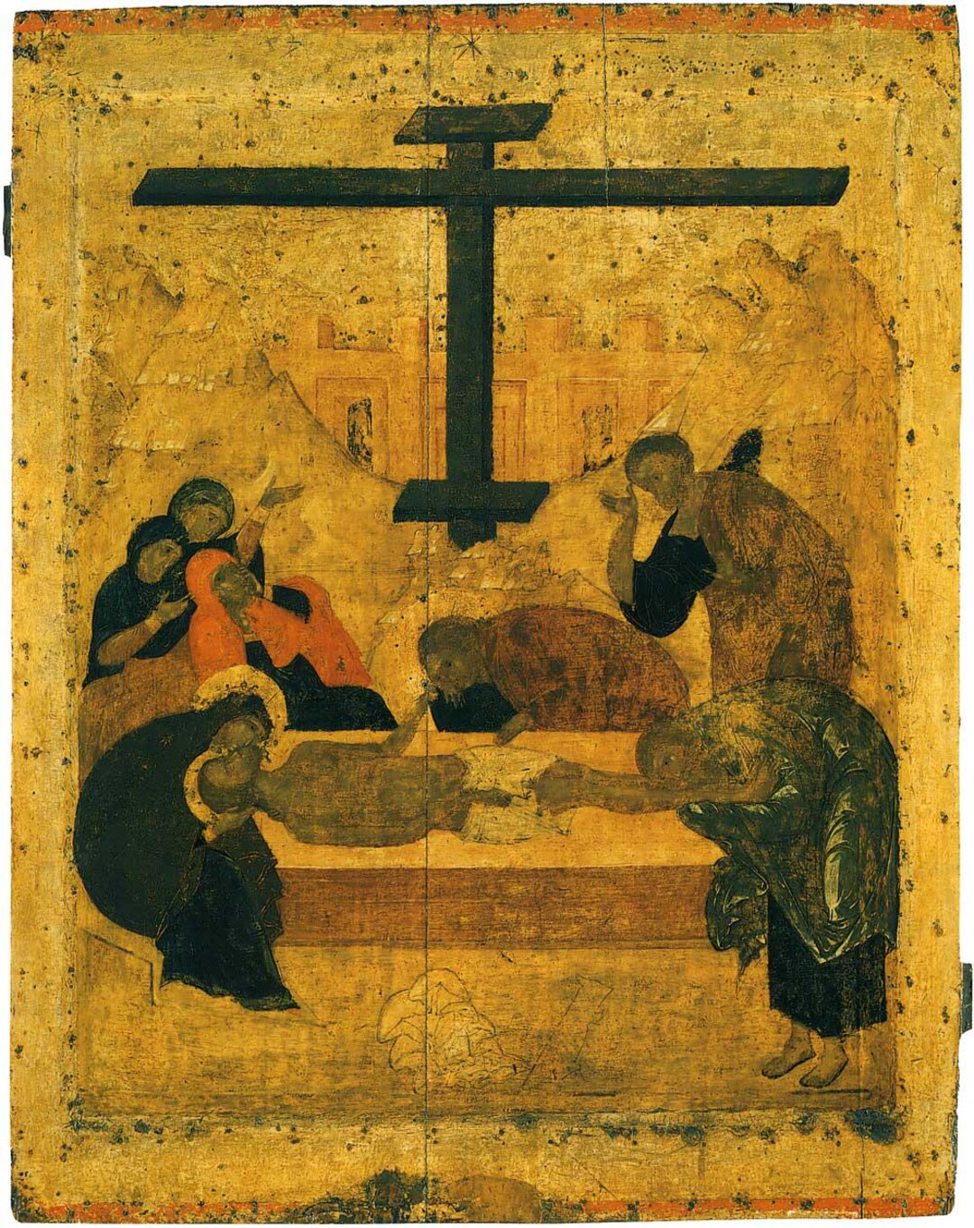 15th Century, Lamentation of Christ (russian) | Handmade Orthodox Icon ...