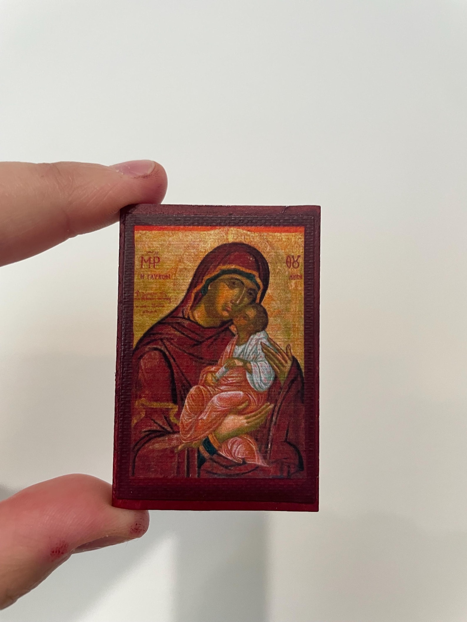Ancient Fresco Icon of Saint Gregory Dialogos | Handmade Orthodox Icon ...