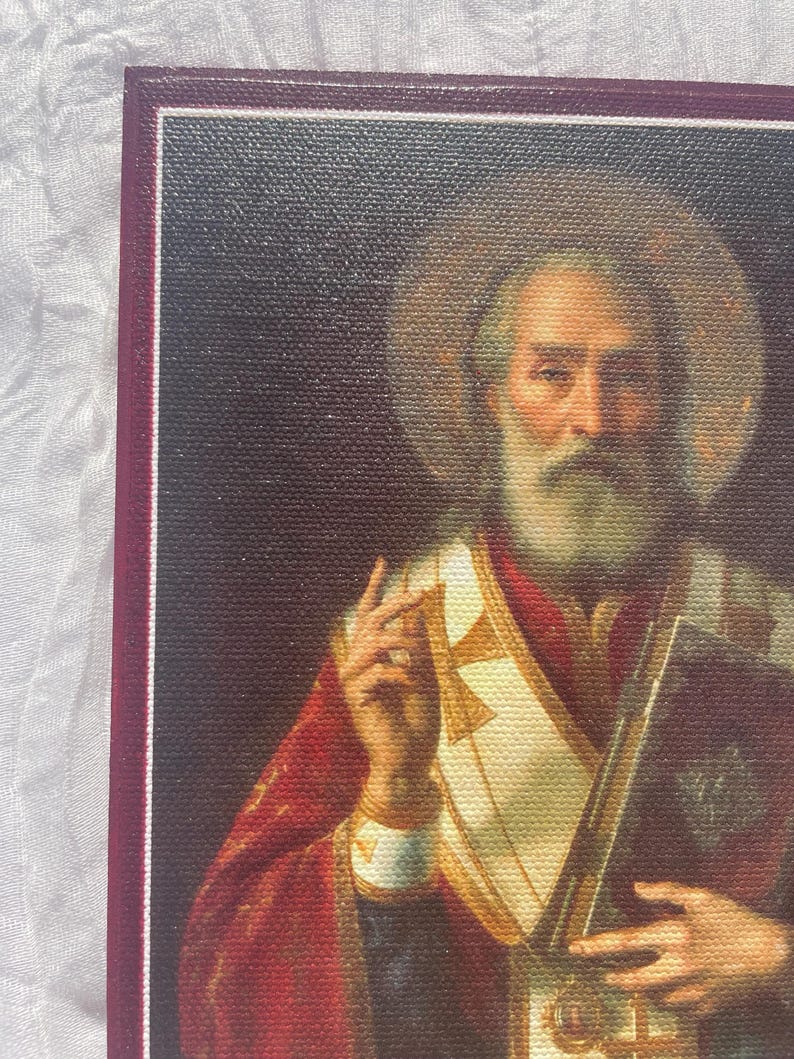 St Nicholas of Myra | Handmade Orthodox Icon - Etsy