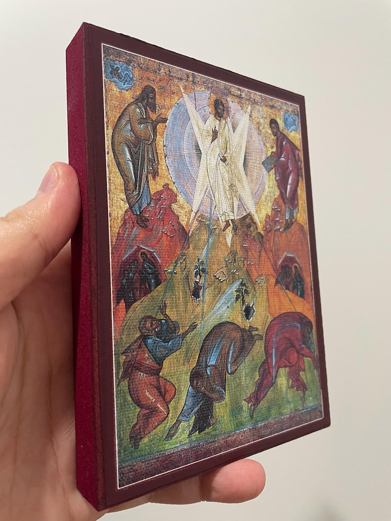 Transfiguration by Theophanes the Greek | Handmade Orthodox Icon - Etsy