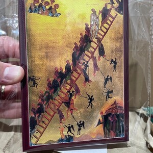 Ladder of Divine Ascent Icon | Handmade Orthodox Icon - Etsy