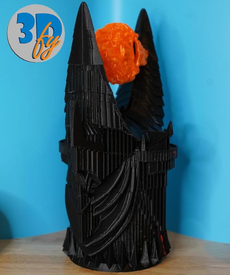 Barad-dûr Deck Box – MTG Commander Storage | Sauron’s Tower From Mordor ...