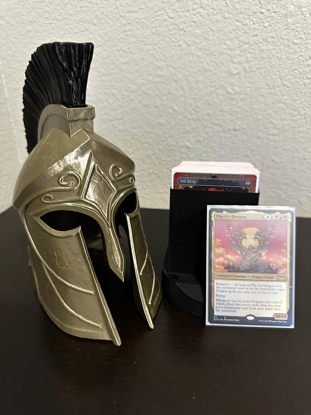 Greek Helmet Deck Box – Spartan MTG Commander Vault - Etsy