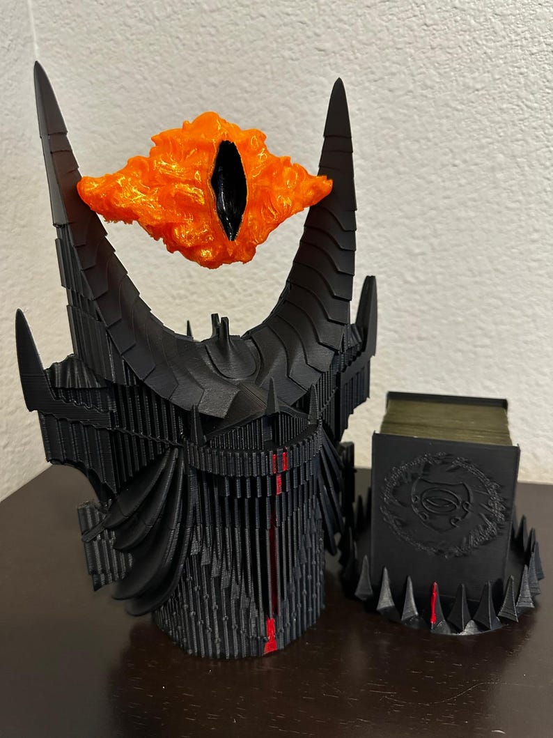 Barad-dûr Deck Box – MTG Commander Storage | Sauron’s Tower From Mordor ...