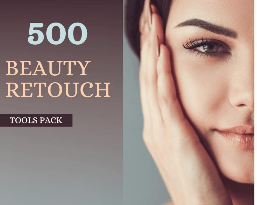 500+ Beauty Retouch Tools Pack | Pro Skin Smoothing and Editing Kit ...