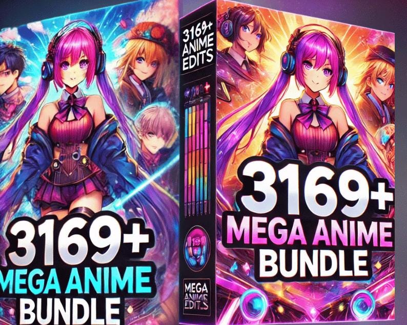 3169+ Mega Anime Edits Bundle | Viral Anime Reels | Tiktok & Instagram ...