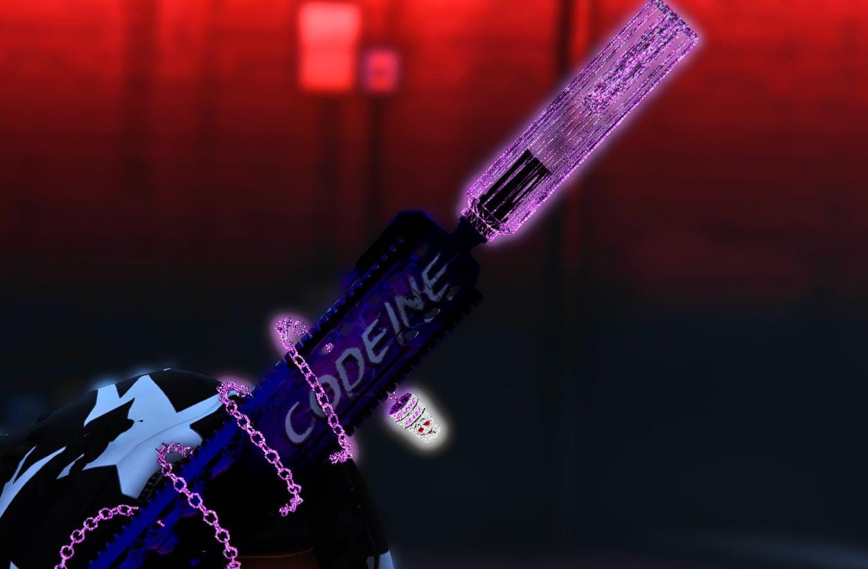 Codeine Crzy AR Chained | Fivem Ready | - Etsy