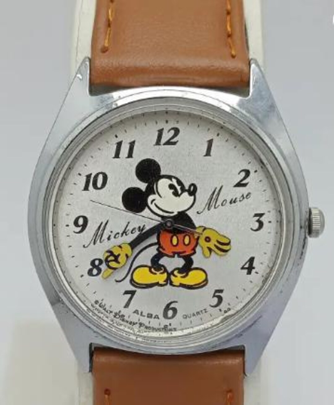 Seiko Alba Mickey Mouse Y131-6030 Quartz Disney Vintage Kids Watch ...