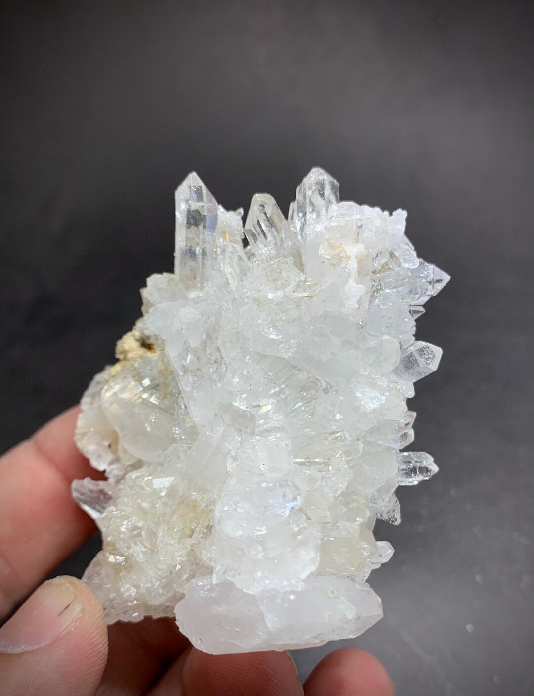 Rainbow-reflecting Quartz Crystal Bunch – Stunning Color Spectrum ...