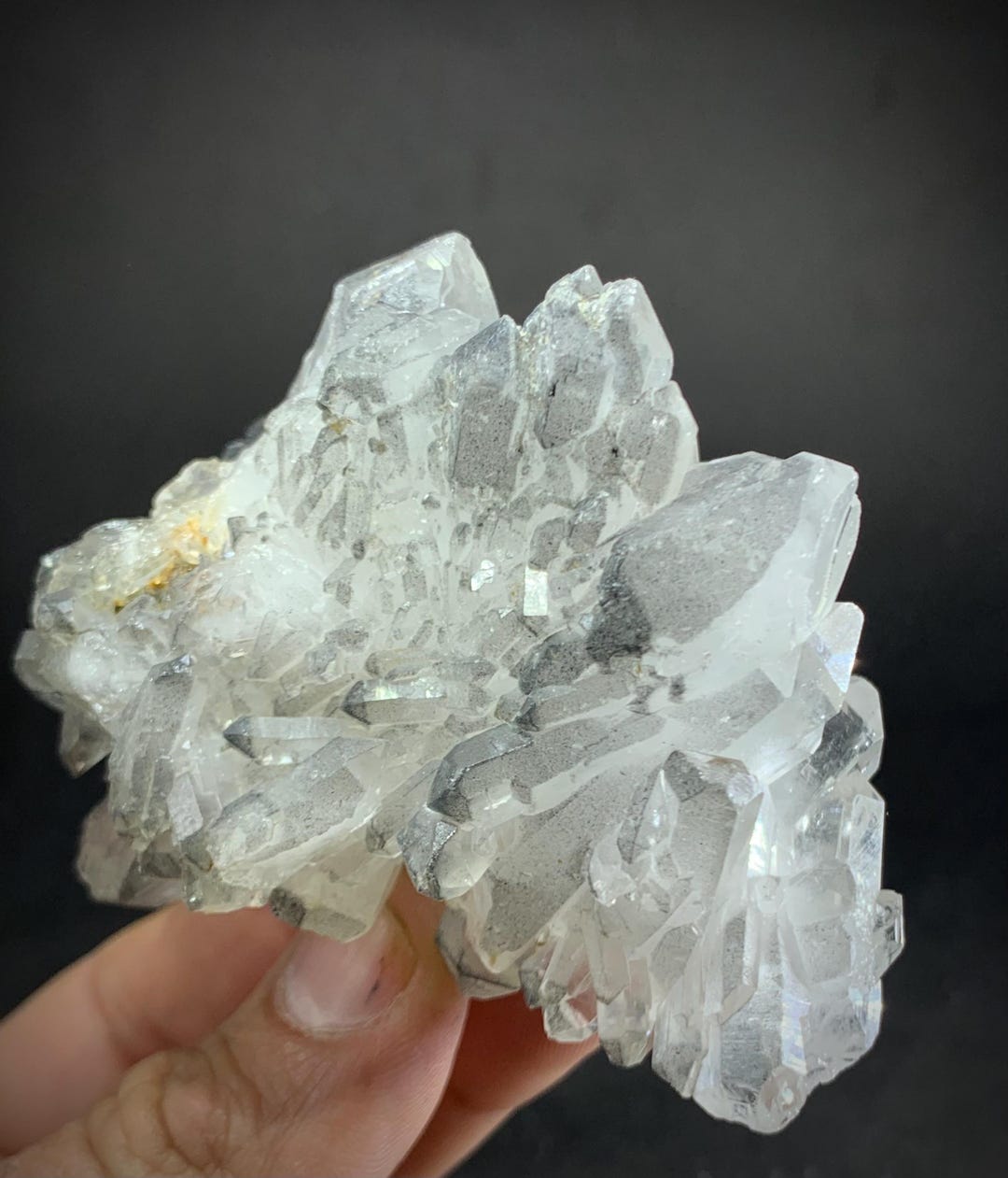 213g Bunch of Rare Grey Quartz Crystals – From Balochistan, Pakistan ...