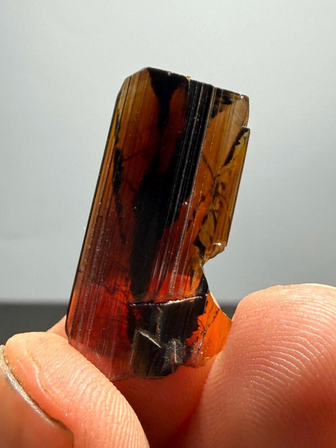 1.7g Rare Thick Red Brookite Crystal From Thurdook Mine, Baluchistan ...