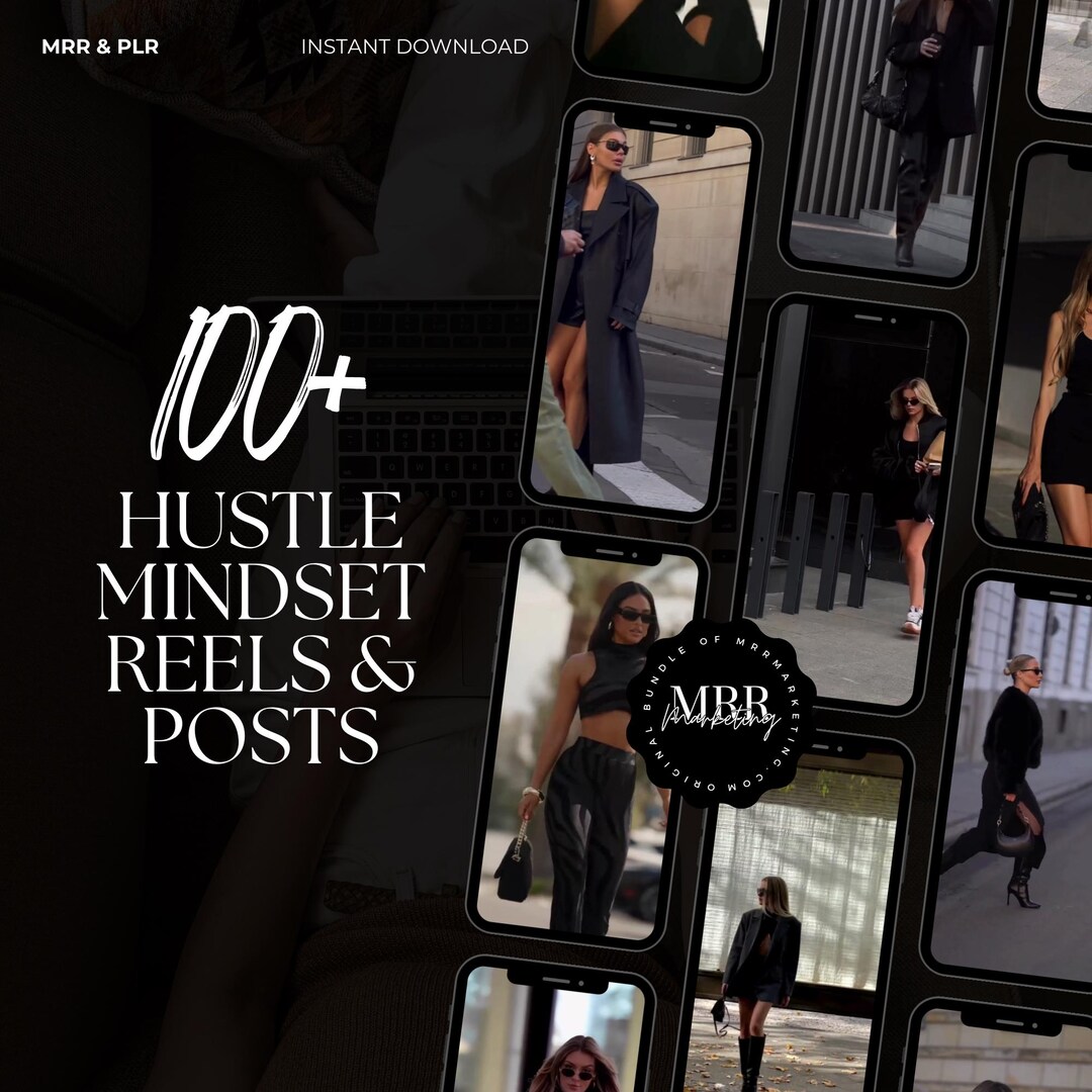 100+ Hustle Mindset Woman Reels, Motivational Quote Instagram Reels ...