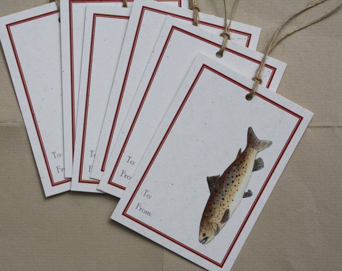 Handmade Christmas Tags | Pattern Paper Gift Tags | Set of 6 Tags ...