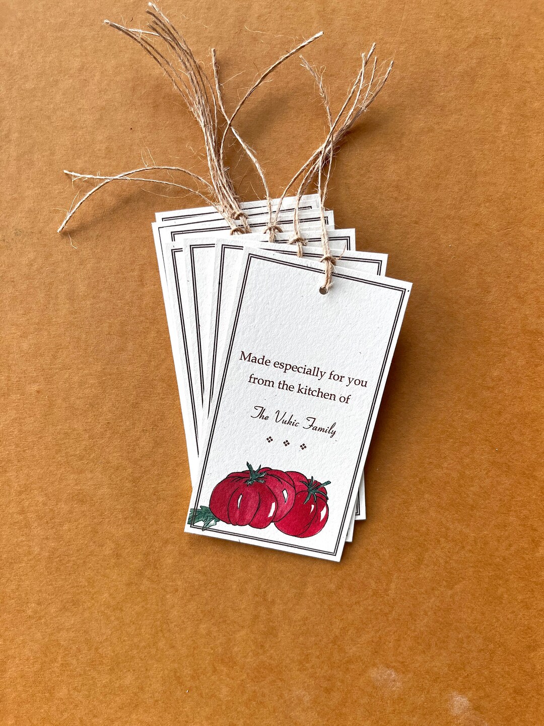8 Tomato From the Kitchen Custom Tags, for Chef Gardener, Recycled ...