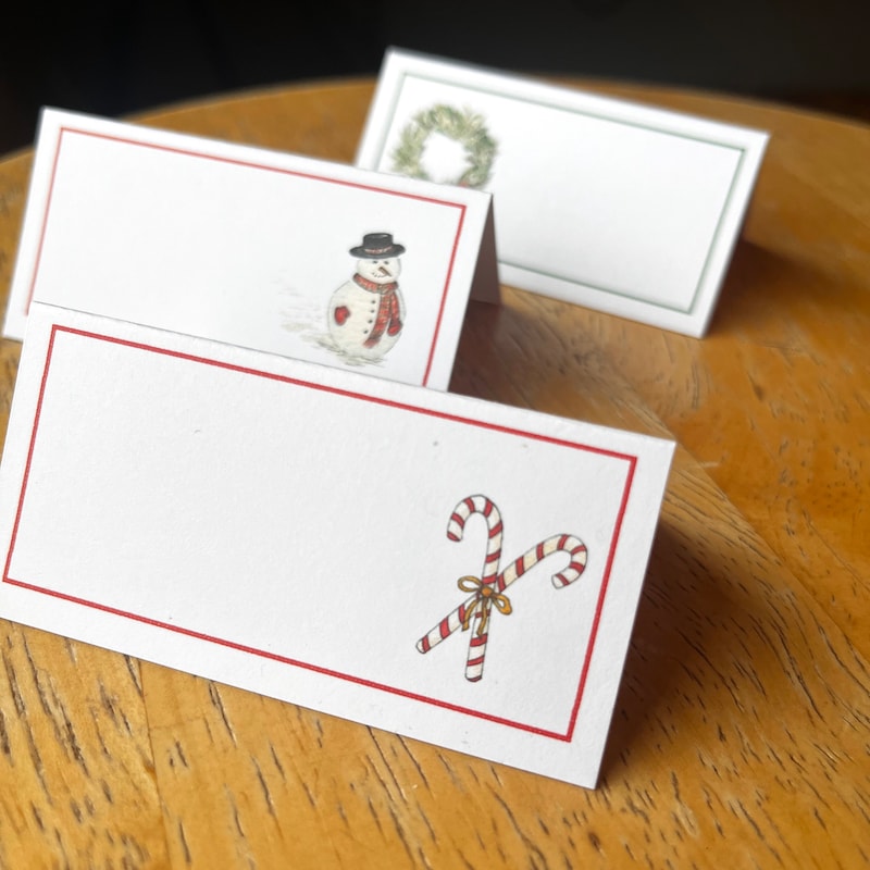Christmas Placecards - Etsy