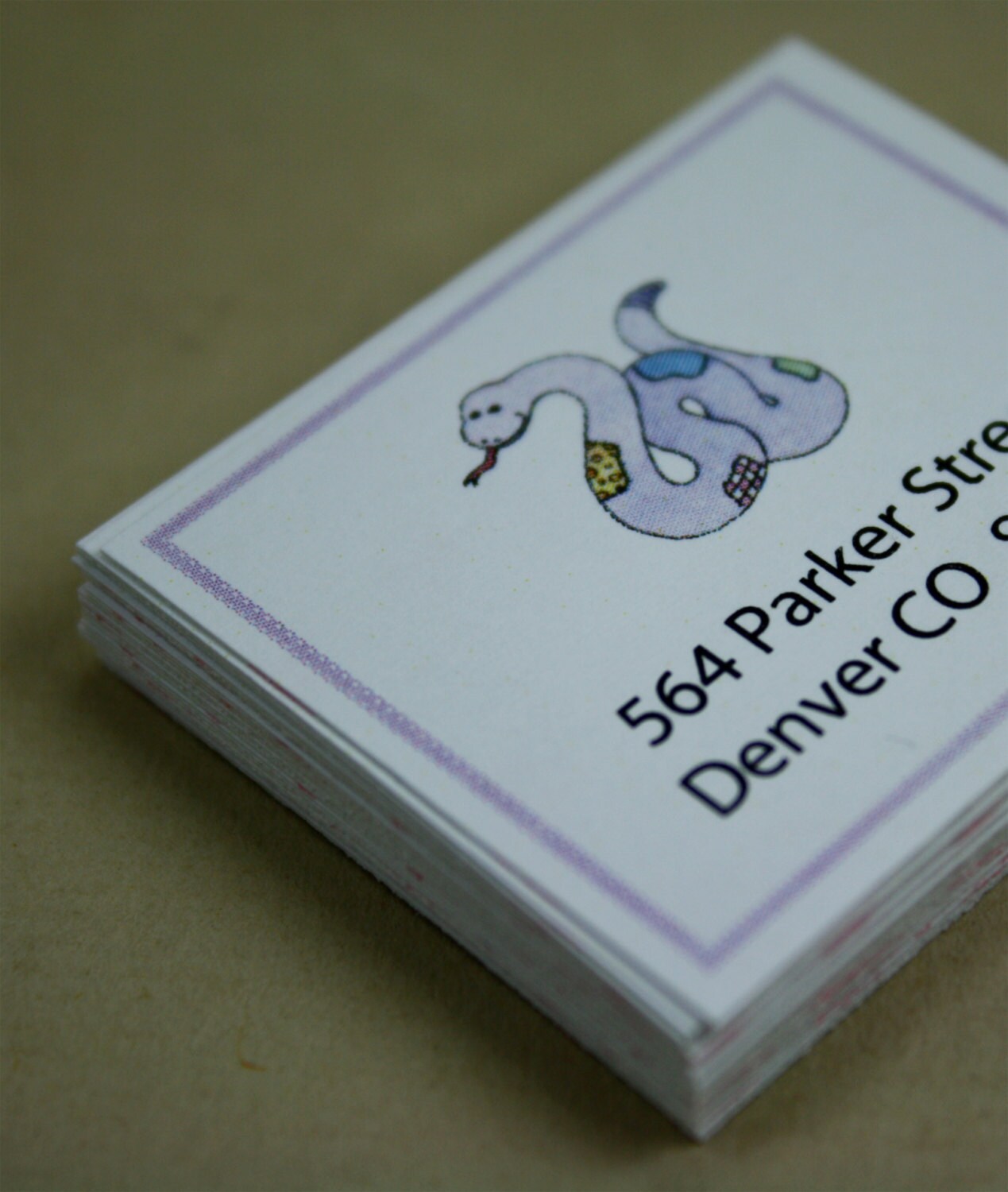 Custom Personalized Address Labels. Cute Purple Lavender - Etsy