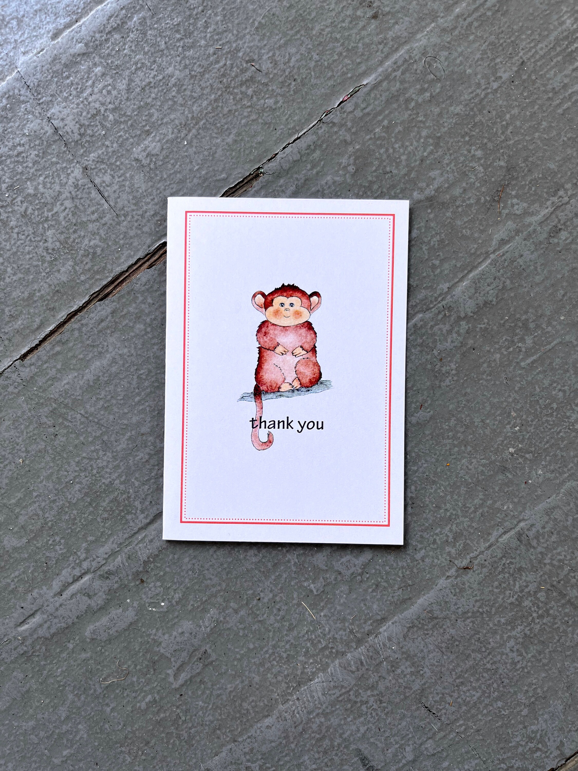 Niedlicher Affe Baby Affe Chinesisches Neujahr 2016 Danke - Etsy.de