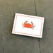 Orange Crab Notes Notecards Thank You Notes, Set of 8. Handmade ...