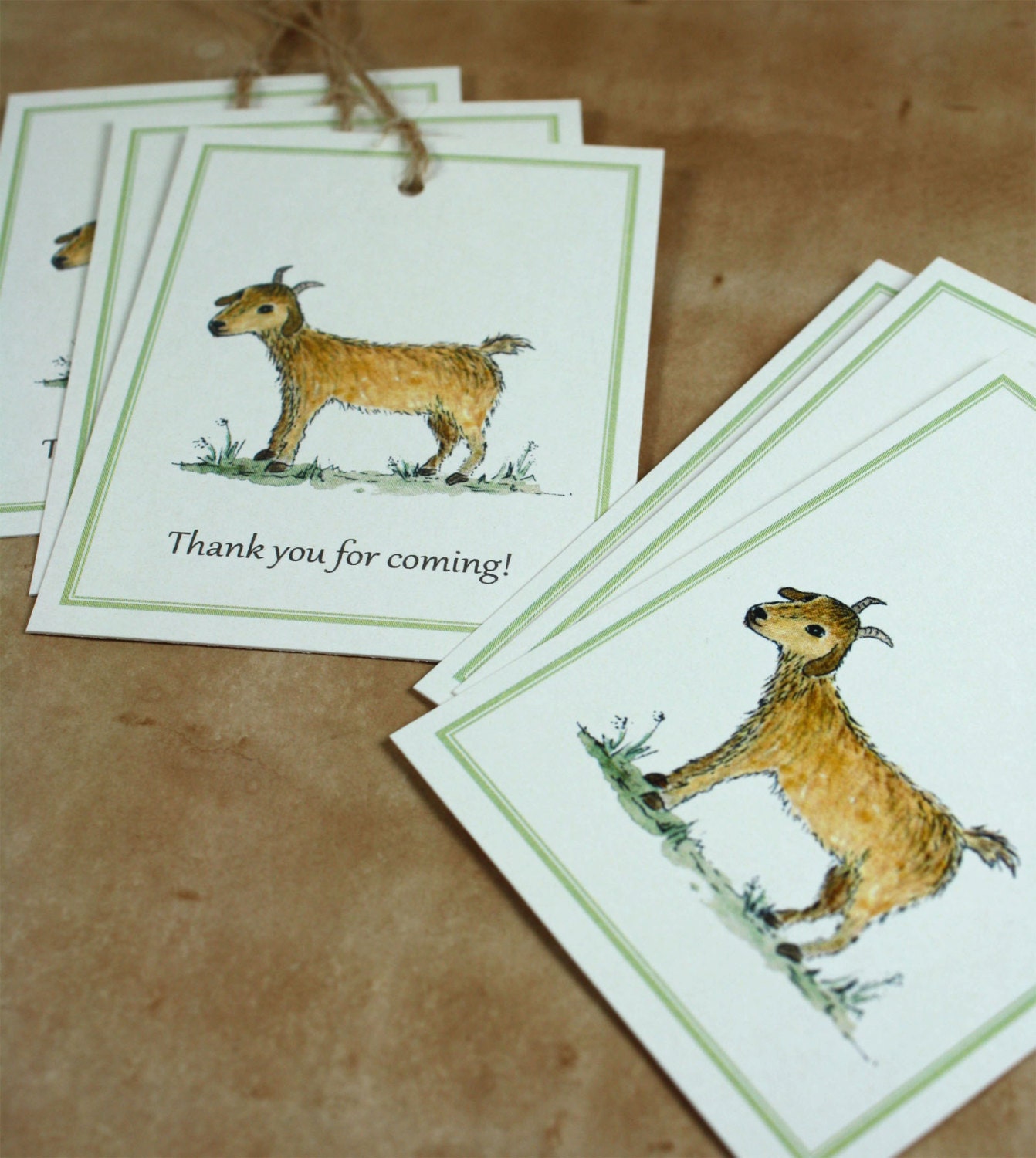 Goat Gift Tags Goat Tags Sheep Tags Quantities 6-12. Use - Etsy