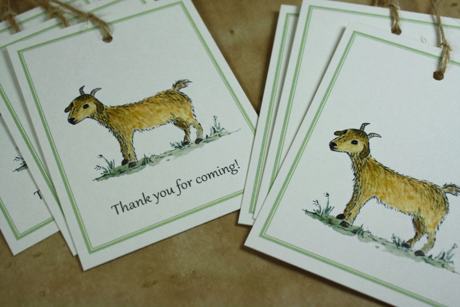 Goat Gift Tags Goat Tags Sheep Tags Quantities 6-12. Use - Etsy