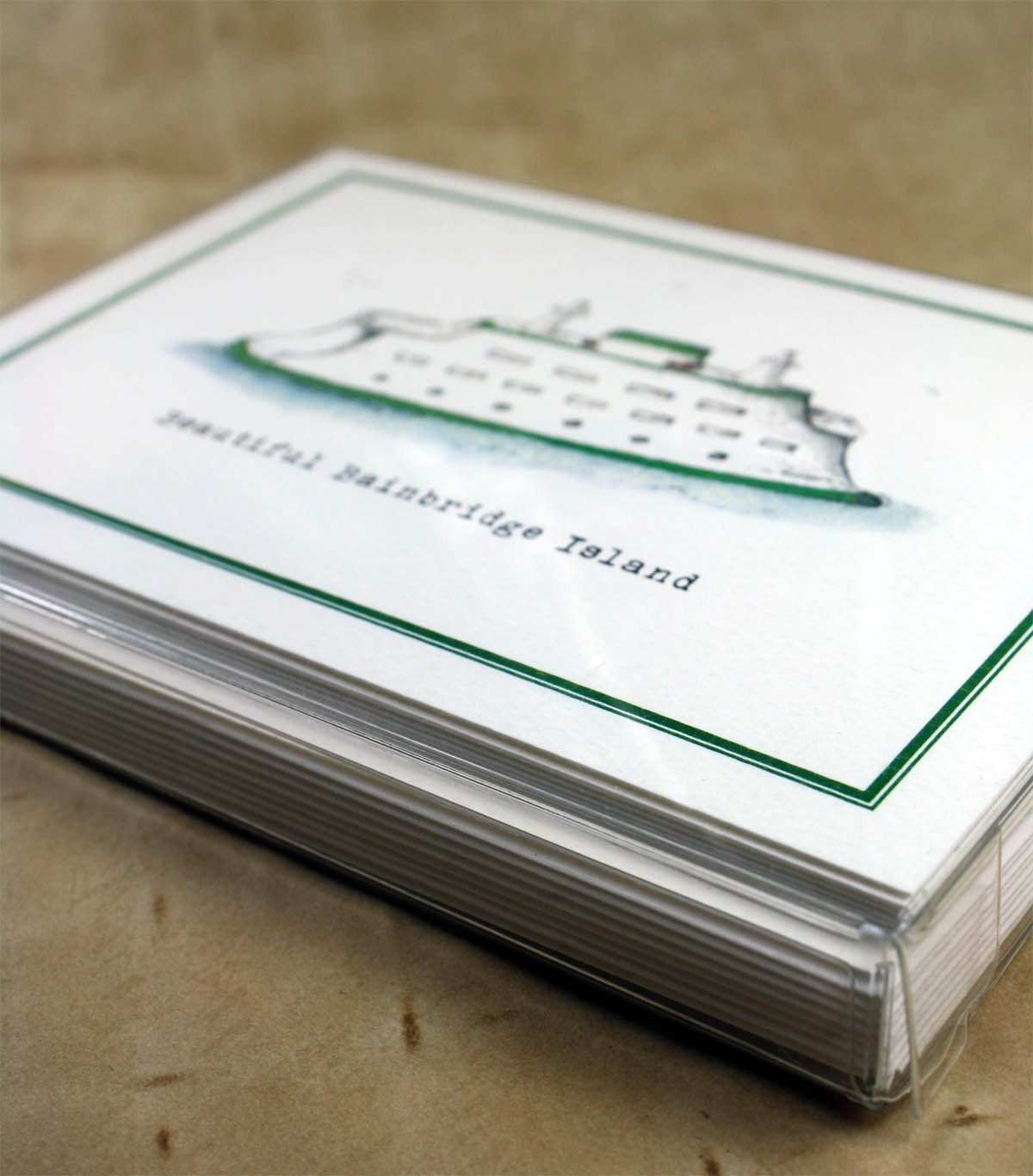 Ferry Boat Blank Notes Notecards. Bainbridge Island Thank You - Etsy