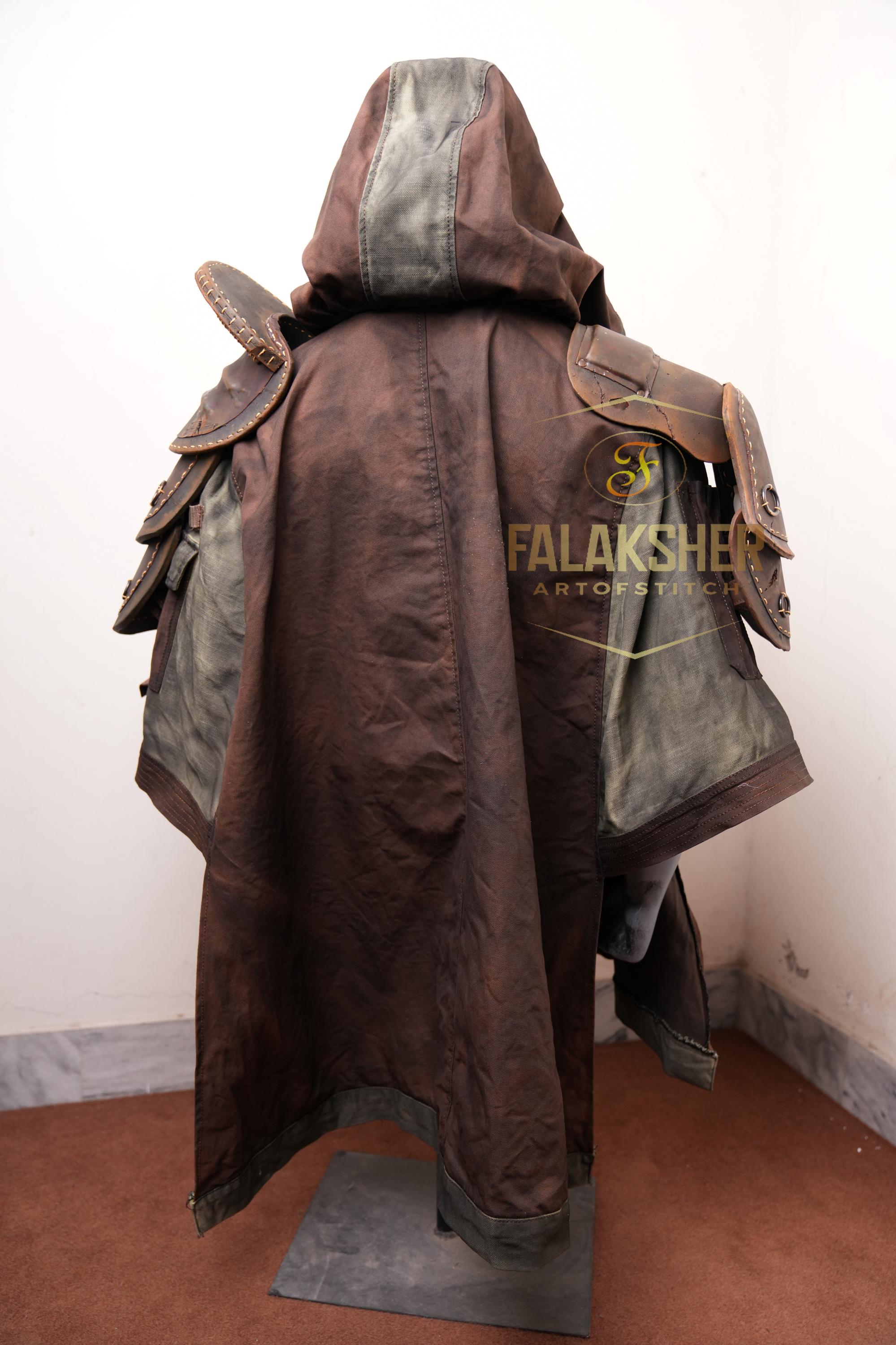 Poncho With Shoulder Armor Inspired by Cal Kestis Jedi Survivor, Bounty ...
