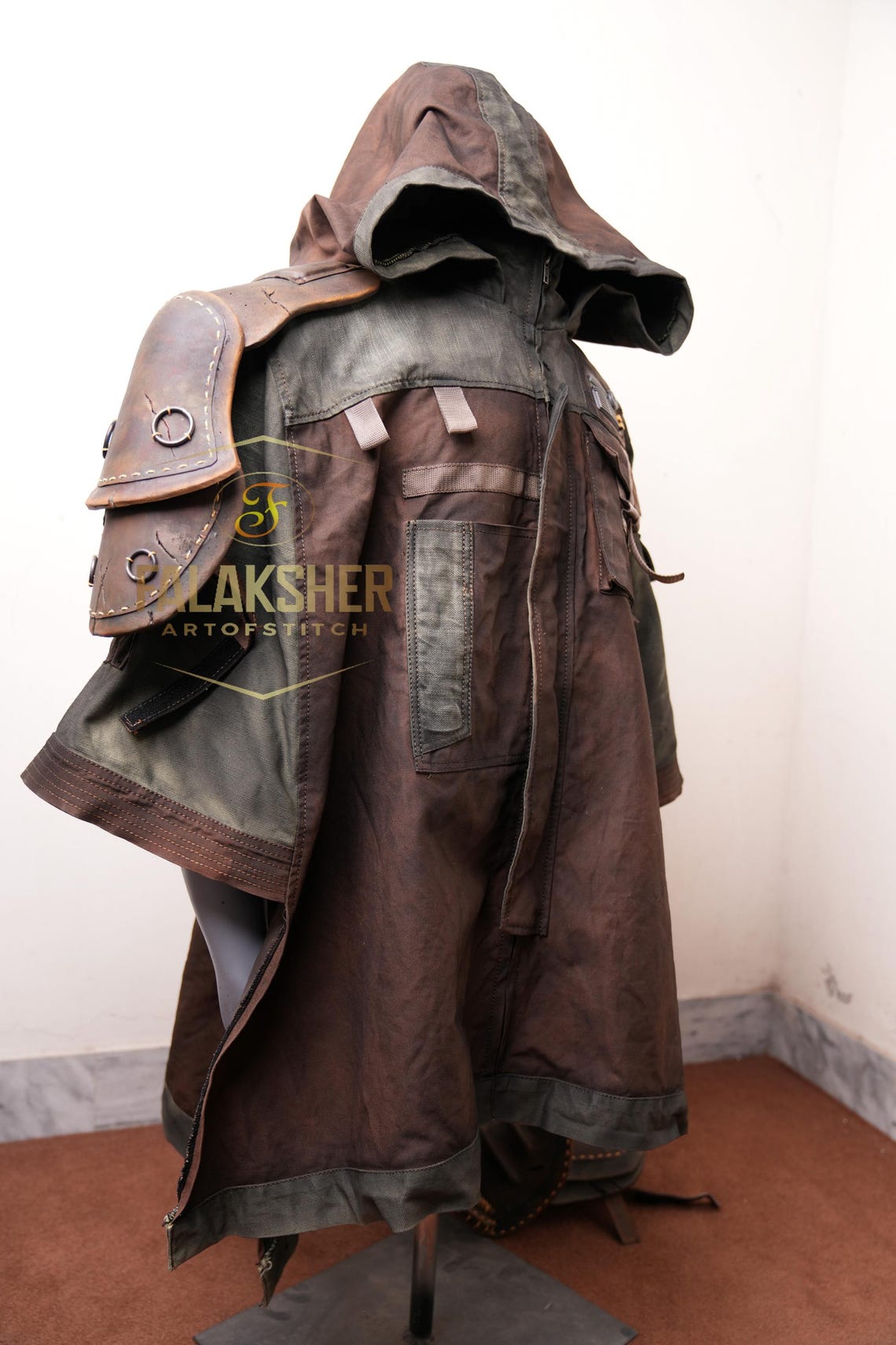 Poncho With Shoulder Armor Inspired by Cal Kestis Jedi Survivor, Bounty ...