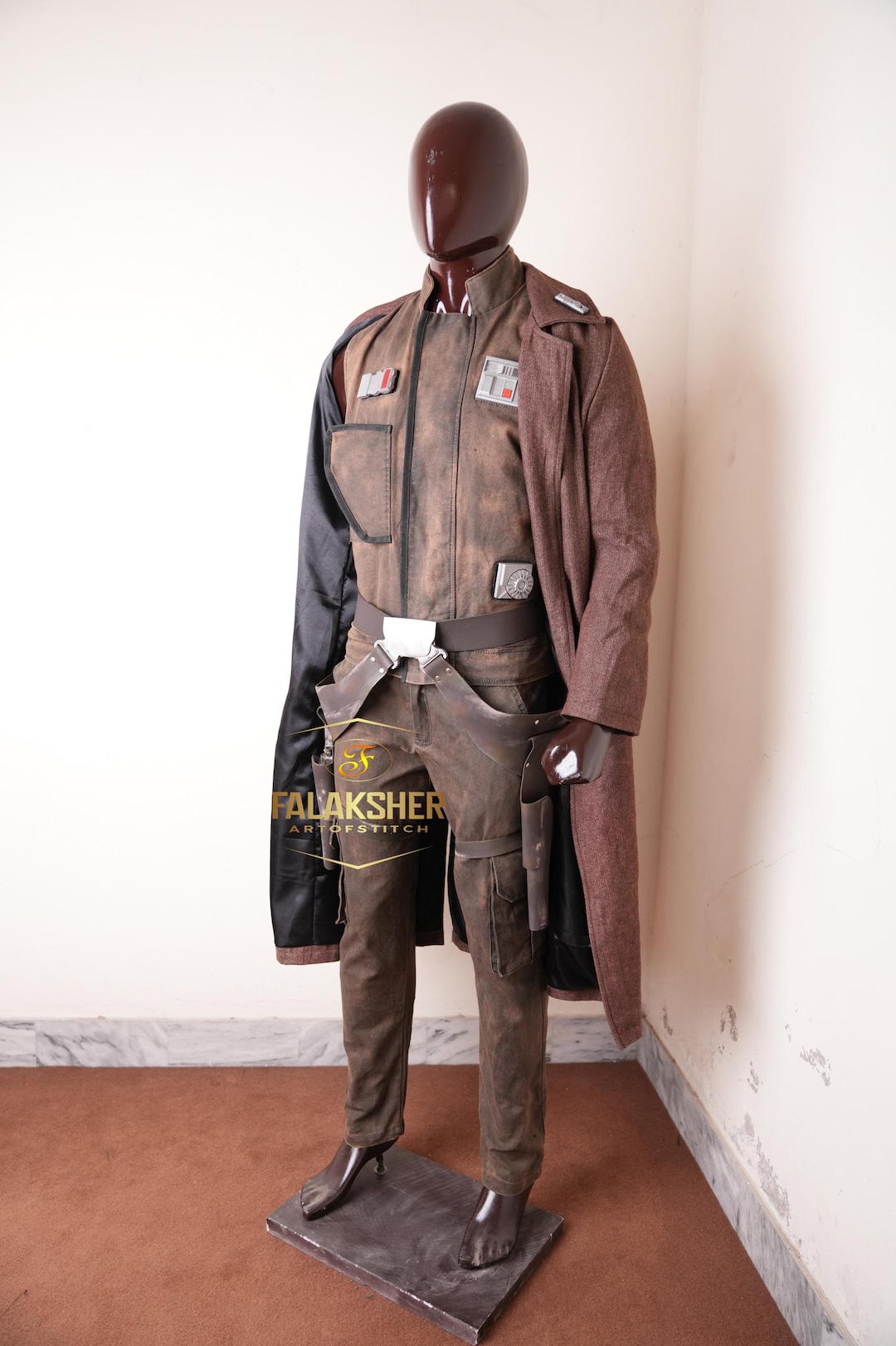 Complete Costume Inspired by Cad Bane With Leather Belt Vest Pant and ...