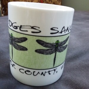 Vintage Door County Mug With Dragonflies - Ridges Sanctuary - Bailey's ...