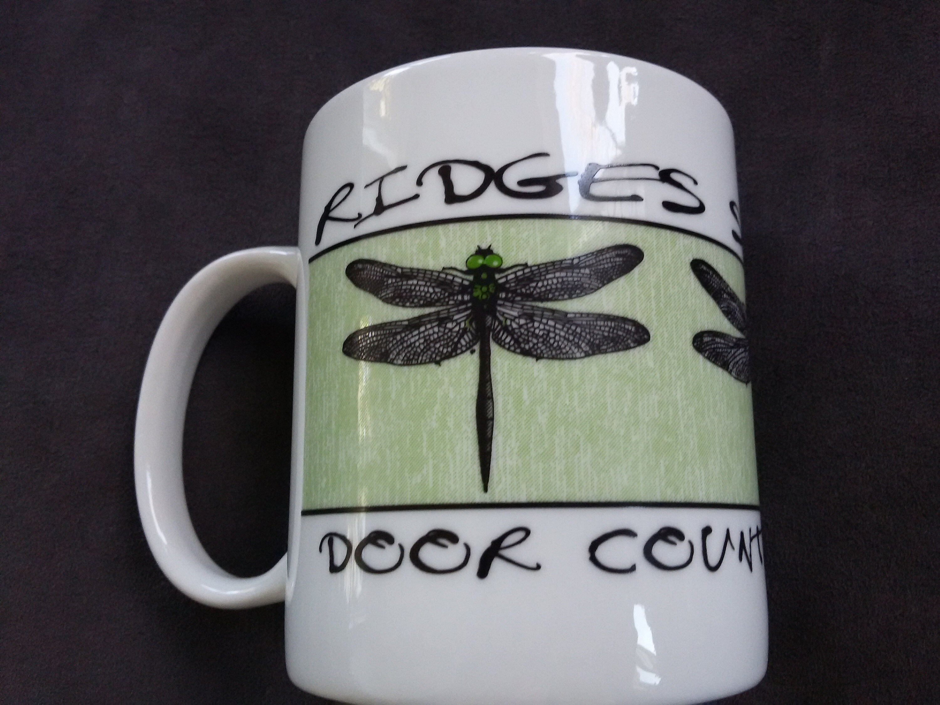 Vintage Door County Mug With Dragonflies - Ridges Sanctuary - Bailey's ...