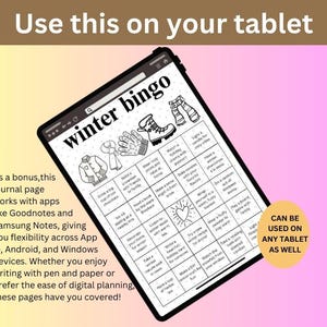 Winter Bingo Game Printable, Fun Winter Activity for Kids, Winter ...