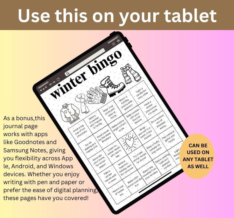 Winter Bingo Game Printable, Fun Winter Activity for Kids, Winter ...