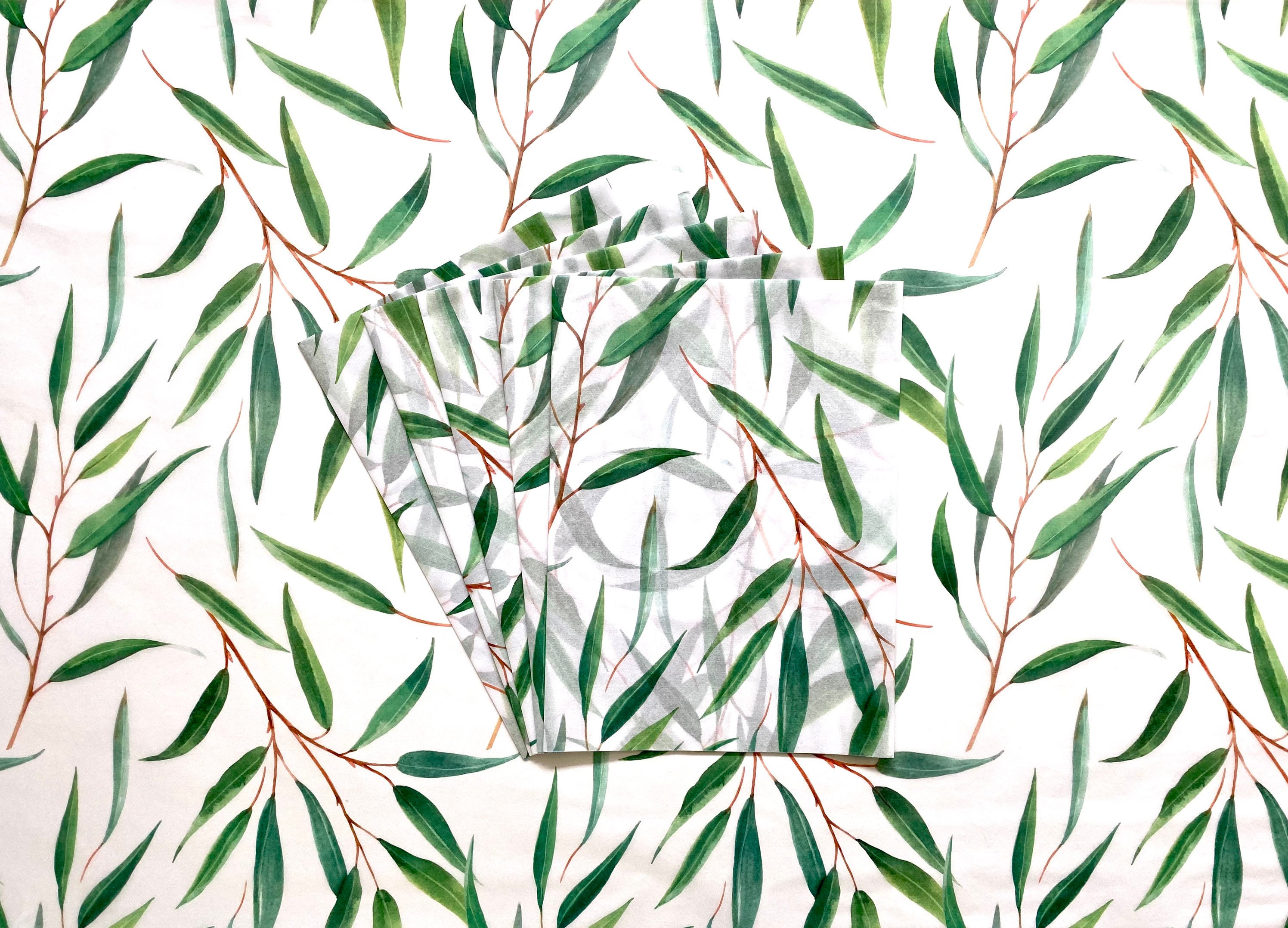 Australian Native Eucalyptus Tissue Paper 5 Sheets Gum Leaf | Etsy