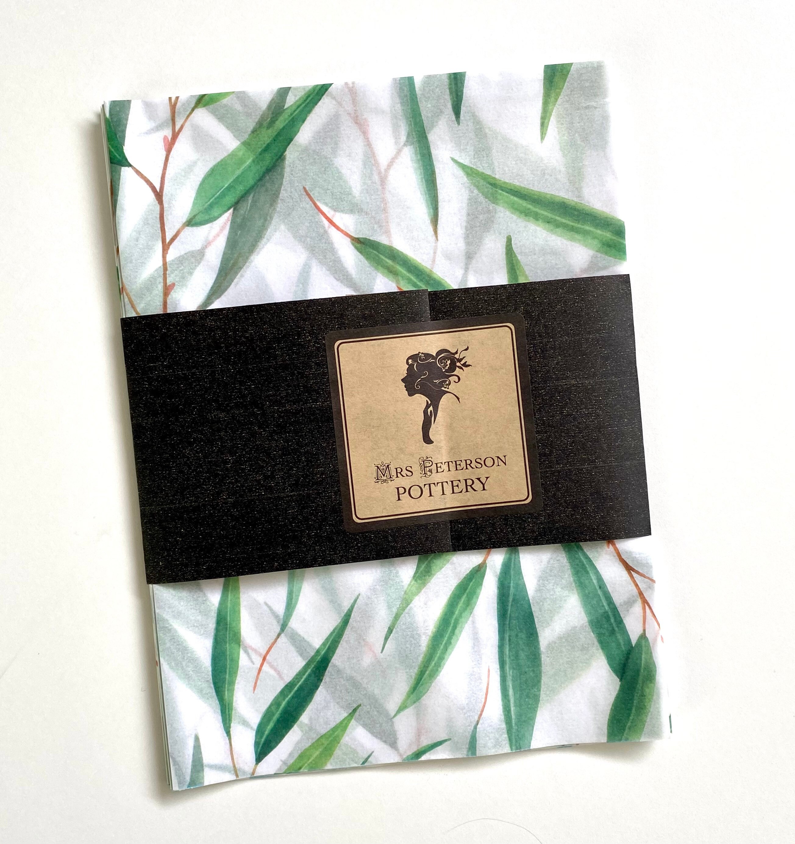 Australian Native Eucalyptus Tissue Paper 5 Sheets Gum Leaf | Etsy