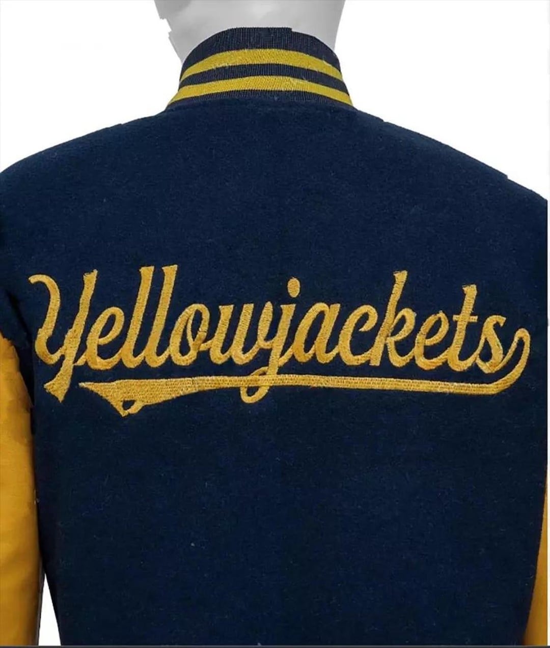 Letterman Bomber Yellowjackets - Varsity Jacket Yellow - Baseball ...