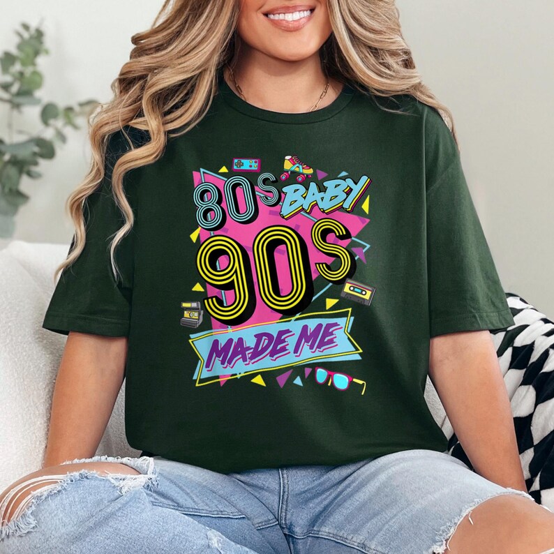80S Baby 90S Made Me Shirt, 90S Party Shirt, 90S Trip Shirt, 90S Group Shirt, Retro 90S Shirt ...