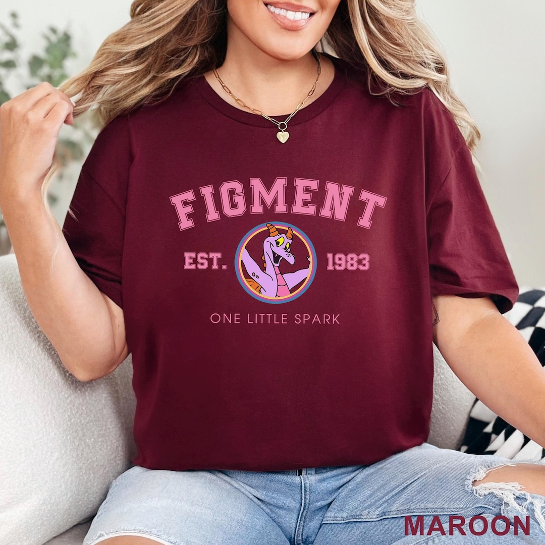 Disney Figment Shirt: One Little Spark Design, Vintage Style 630968 - Etsy