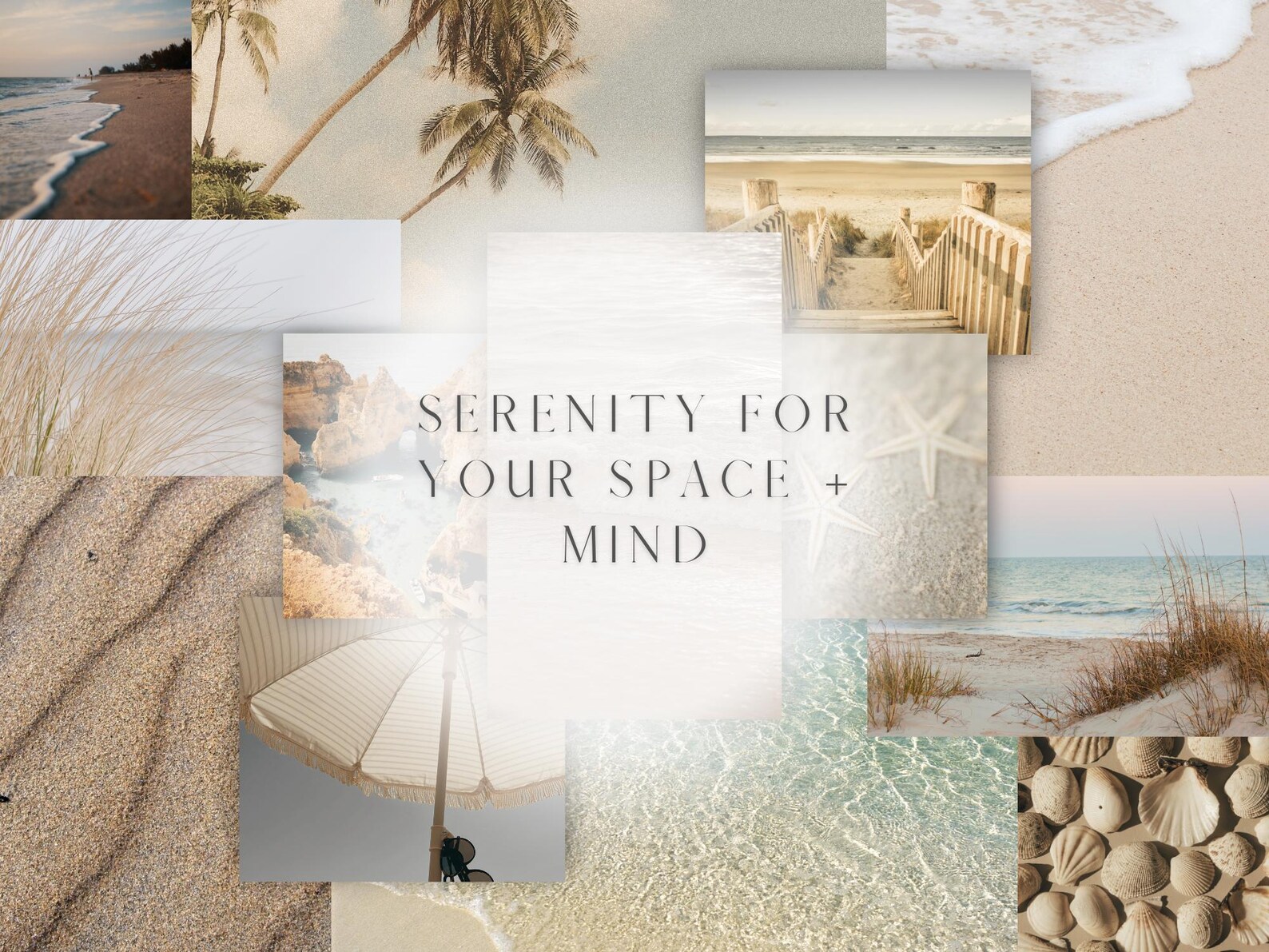 Affirmation Cards Printable | Beach Aesthetic | 30 Mindfulness Quote ...