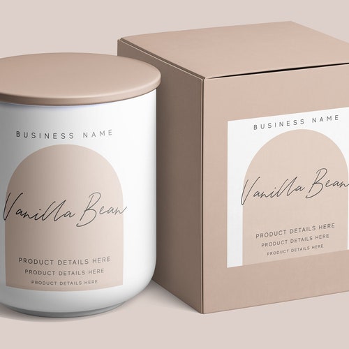 Product Label Sticker Template EDITABLE DOWNLOAD Printable - Etsy