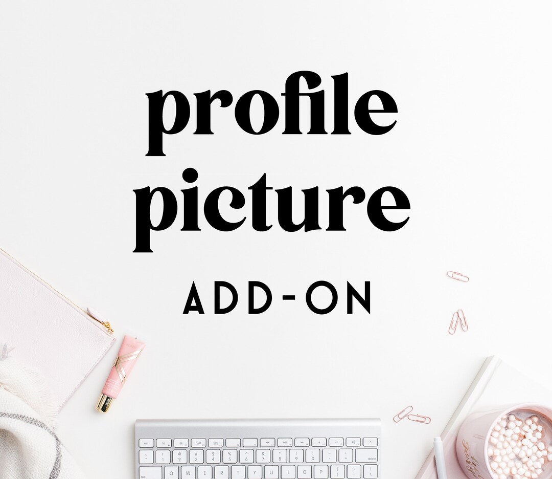 PROFILE PICTURE AVATAR Add on for Premade and Custom Logo Designs ...