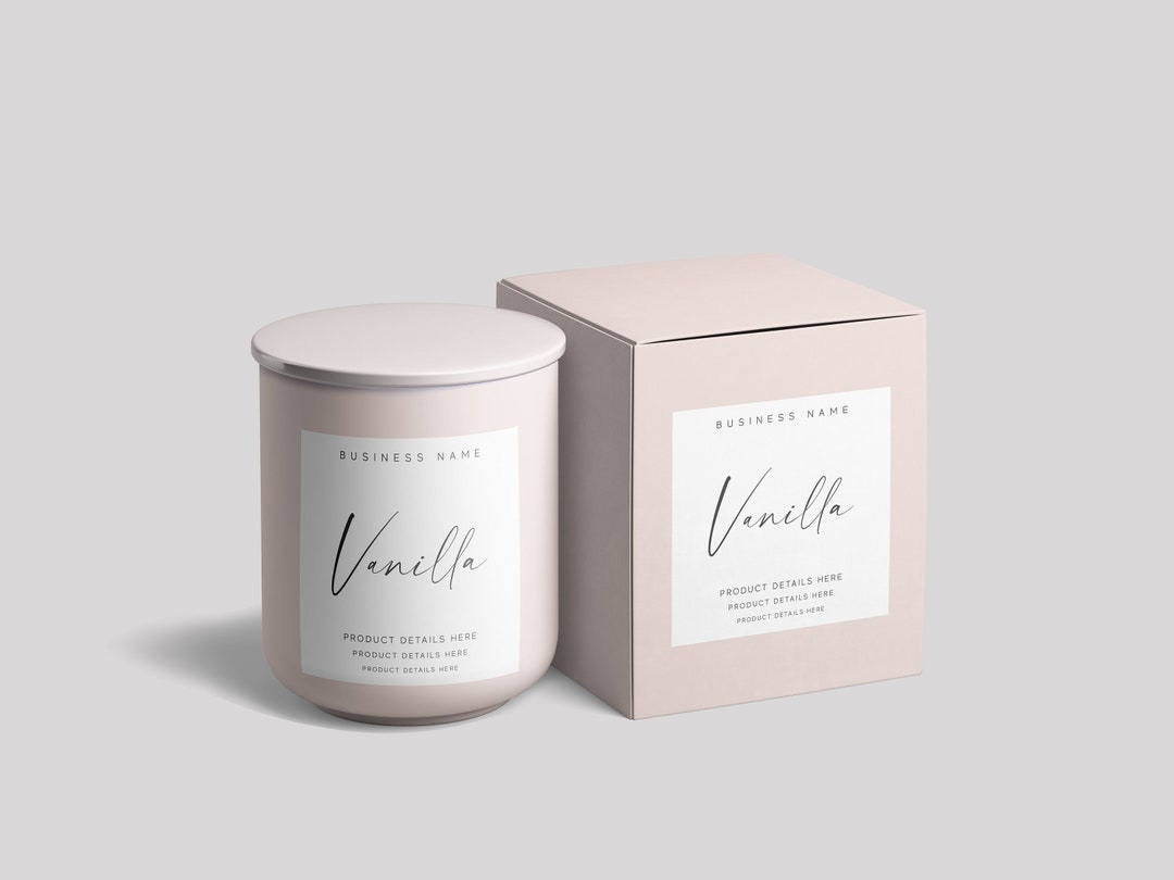 Product Label Sticker Template, EDITABLE DOWNLOAD Printable DIY ...