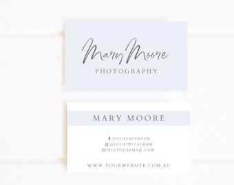 Geometric Premade Custom Business Card Pastel Calling Cards | Etsy