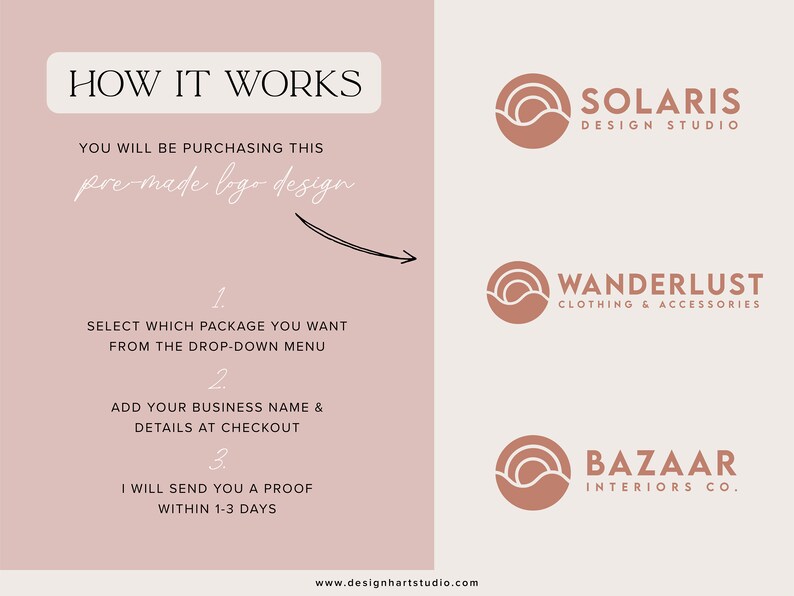 Modern Logo Design Boho Logo Terracotta Logo Sun Logo - Etsy Australia