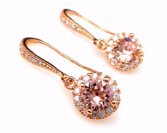 bridesmaid bridal party gift prom jewelry wedding swarovski | Etsy