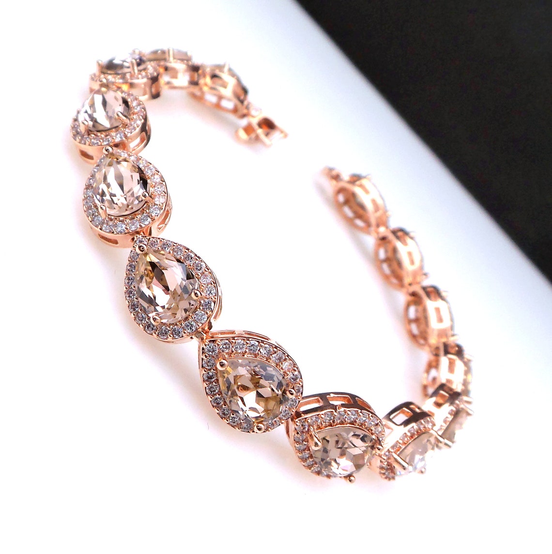 Bridal Bracelet Wedding Jewelry Bridesmaid Gift Prom Party - Etsy