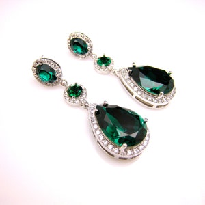 Wedding Bridal Jewelry Statement Earrings Prom Pageant Gift - Etsy